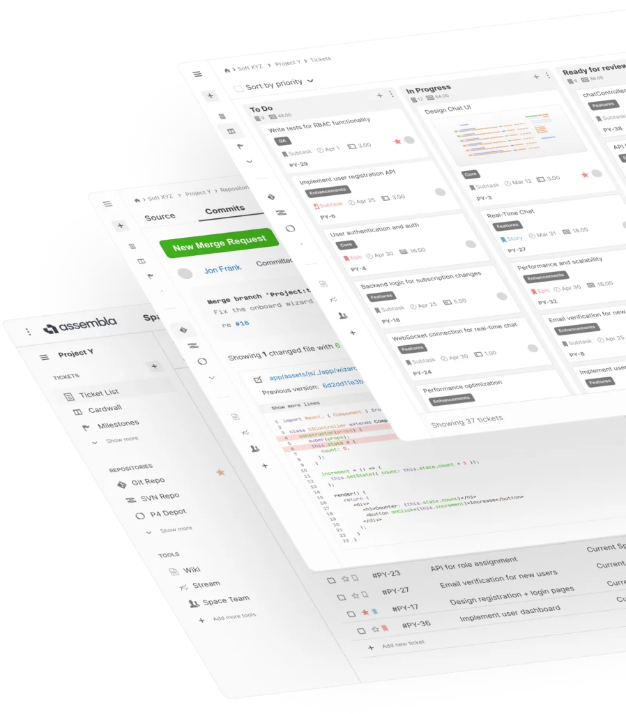 GitHub Project Management Vs Assembla Spaces | Assembla